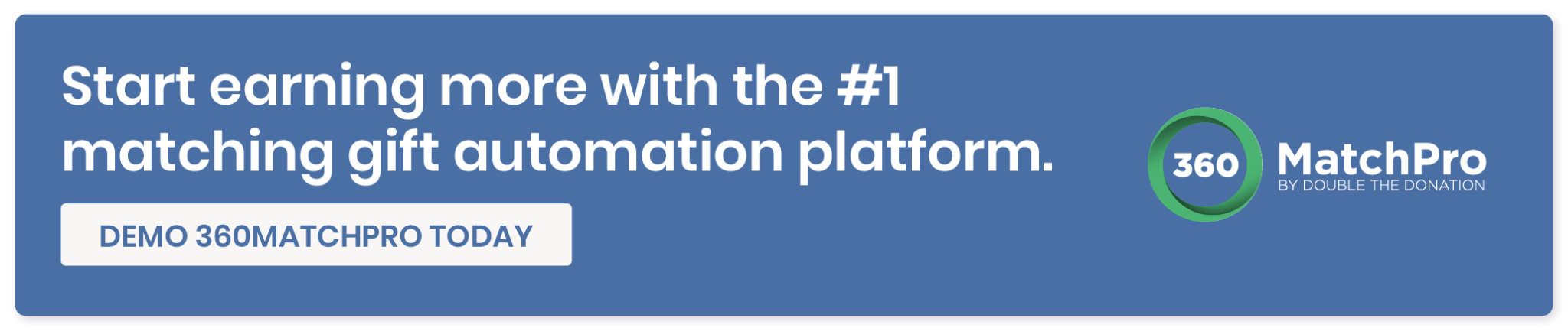Matching Gifts Basics + Growing Revenue with Automation